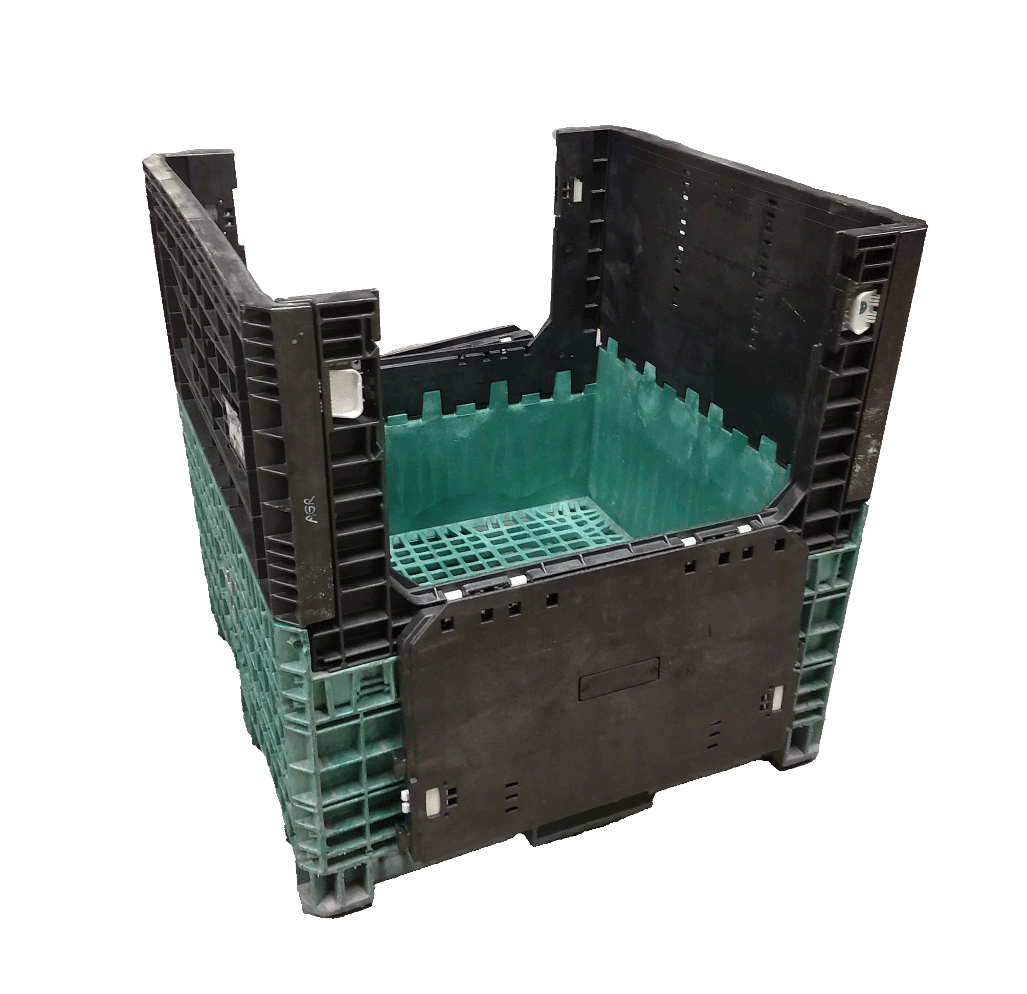 Reconditioned BCD 45" x 48" x 48" Mixed Color Bulk Container - Bulk ...