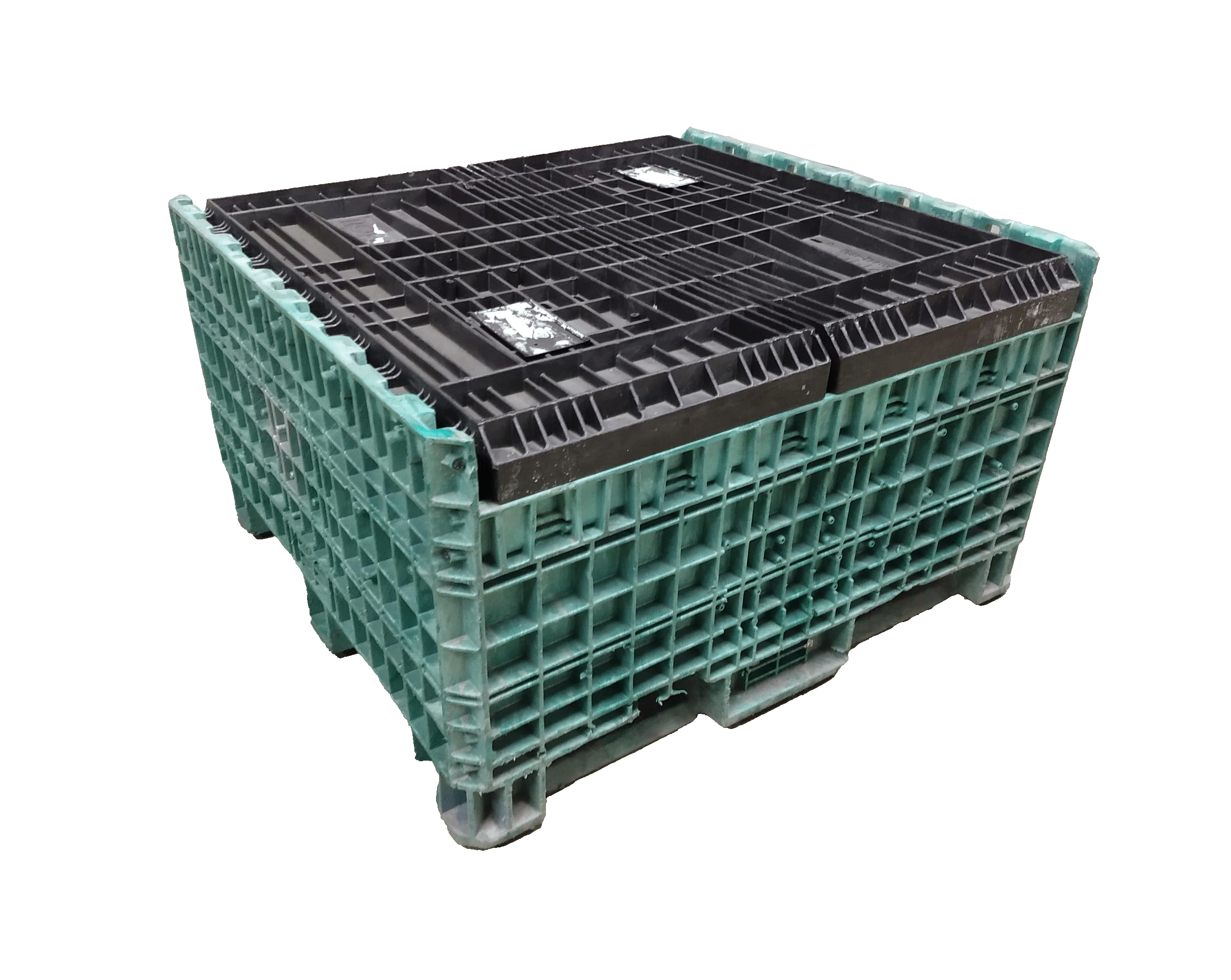 Reconditioned BCD 45" x 48" x 48" Mixed Color Bulk Container - Bulk ...