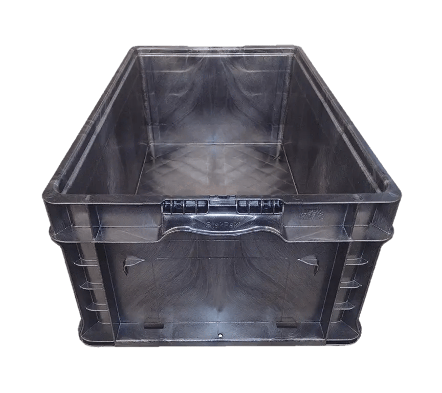 New Orbis 24" x 15" x 7" Black Hand Tote Reinforced Bottom - Bulk ...
